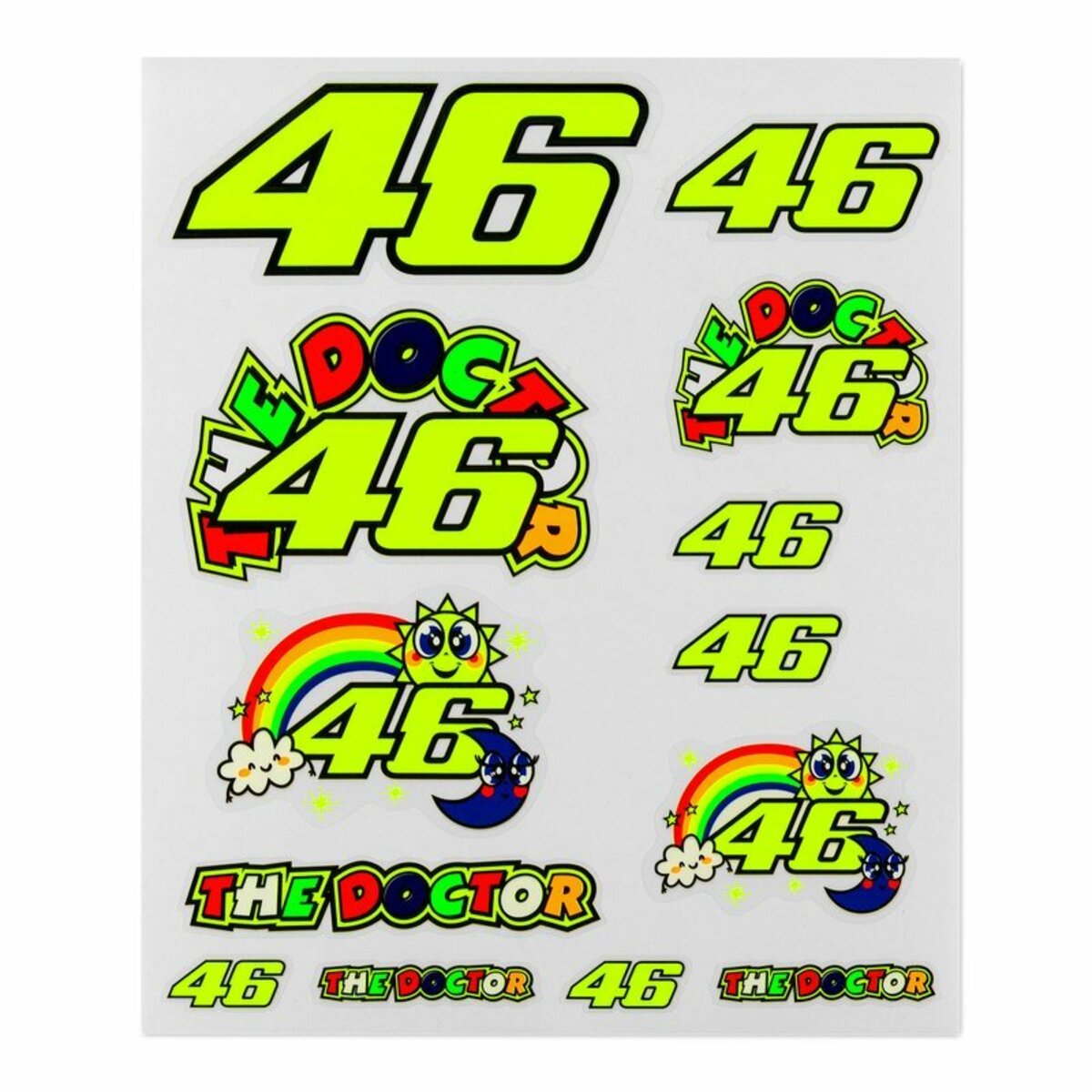 Velké samolepky VR46 - CLASSIC - VR46 - oficiální zastoupení kolekce ...